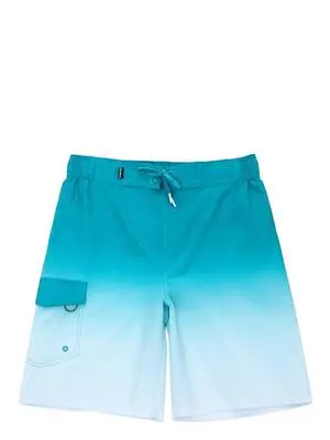 ROKKA&ROLLA Quick-dry Swim Trunks With Elastic Waist - Sky