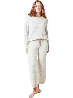 SOFTIES Marshmallow Crew Neck Lounge Set - Heather Coco