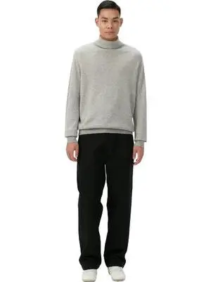 Gobi Cashmere Essential Cashmere Turtleneck Sweater - Dawn Blue