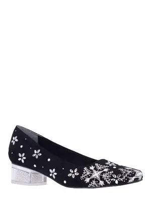 J. Reneé Snowflayke Pumps - Black/ White