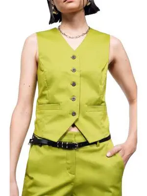 WILDFANG Tailored Fit Vest Pickle