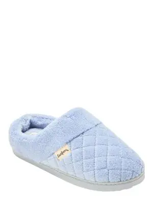 DEARFOAMS Libby Quilted Terry Clog Slipper Eventide