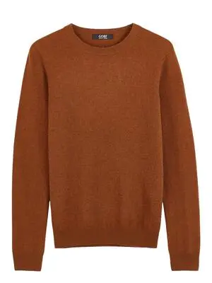 Gobi Cashmere Cashmere Crewneck Sweater Chipmunk