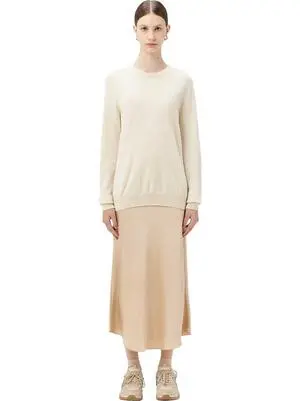 Gobi Cashmere Cashmere Crewneck Sweater Off White