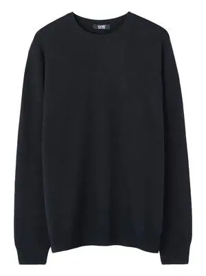 Gobi Cashmere Crewneck Cashmere Sweater - Black