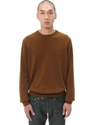 Gobi Cashmere Gobi Mongolian Cashmere Crew Neck Sweater - Chipmunk