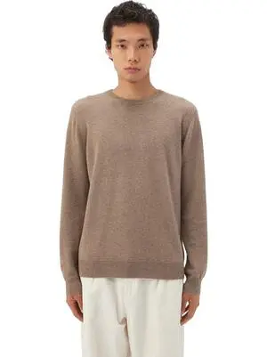 Gobi Cashmere Gobi Mongolian Cashmere Crew Neck Sweater - Taupe