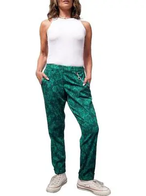 WILDFANG Empower Trouser Blossom Forest/emerald