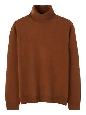 Gobi Cashmere Cashmere Turtleneck Sweater Chipmunk