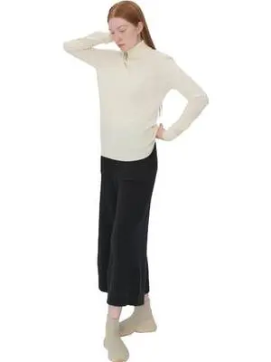 Gobi Cashmere Cashmere Turtleneck Sweater Marshmallow