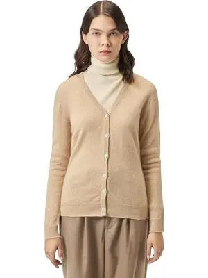 GOBI CASHMERE Essential Cashmere V-Neck Cardigan