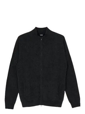 GOBI MONGOLIAN CASHMERE Essential Cashmere Full-zip Cardigan - Charcoal