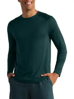 RHONE Rhone Atmosphere Long Sleeve T-Shirt Moss Green