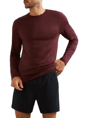 RHONE Rhone Atmosphere Long Sleeve T-Shirt Tawny Port/black