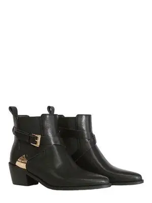 BELLE & BLOOM Full Moon Ankle Boot - Black