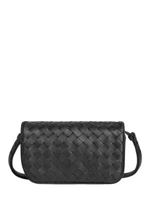 BOTTEGA VENETA Bottega Veneta Intrecciato Leather Crossbody Bag