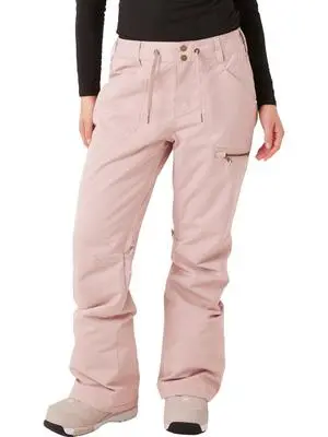 Roxy Nadia Insulated Waterproof Snow Pants - Adobe Rose