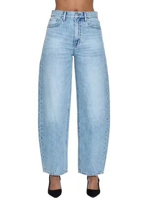 PISTOLA Pistola WES High-Waist Barrel Jeans Glitz