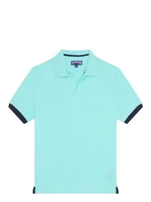Vilebrequin Solid Cotton Polo - Oxygen