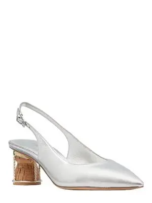 Kate Spade New York Soirée Slingback Pumps - Silver