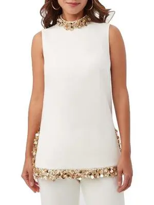 Trina Turk Wonderous Top - Winter White
