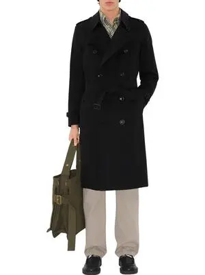 Burberry The Long Kensington Heritage Trench Coat - Coal