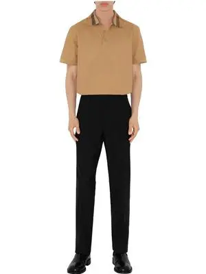 Burberry Cotton Polo Shirt - Beige