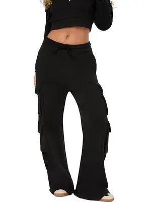 WeWoreWhat WeWoreWhat Cargo Sweatpants Black