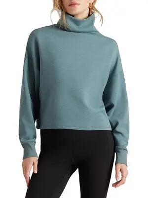 RHONE Rhone DreamGlow Mock Neck Top Blue Hue