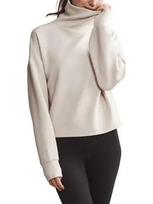 RHONE Rhone DreamGlow Mock Neck Top Sand