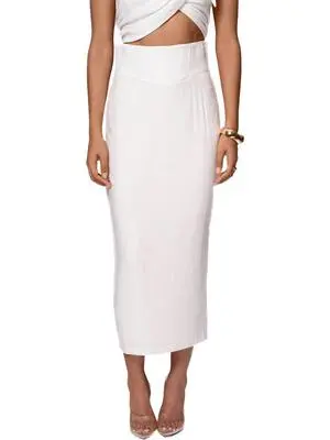 JLUXLABEL Coastland Pencil Skirt - Ivory