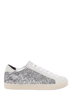 P448 John Low Top Sneaker - Silver