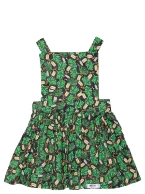 WORTHY THREADS Pinafore Dress - Green