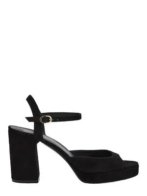 STUART WEITZMAN Stuart Weitzman Dayna II Platform Sandals Black
