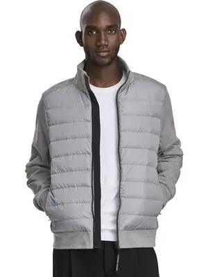 Canada Goose Hybridge Huron Full Zip Jacket - Stone Heather