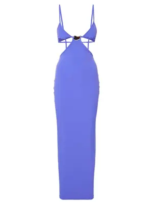 Christopher Esber Cutout Maxi Dress - Purple