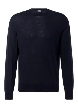 Zegna High Performance Wool Sweater - Blue