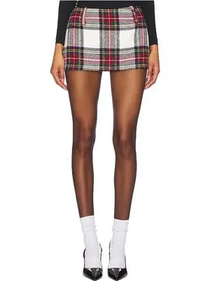 LOVERS AND FRIENDS Cher Mini Skort - Plaid Multi