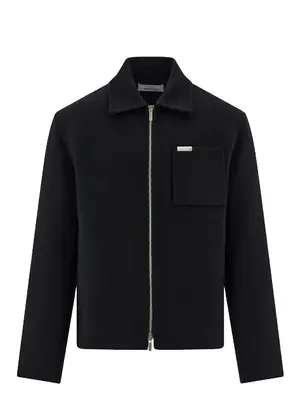 FERRAGAMO Cashmere-blend Blouson - Black