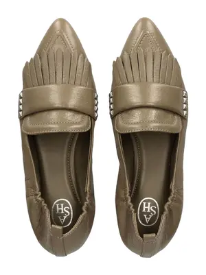Ash Blitz Leather Loafers - Neutrals