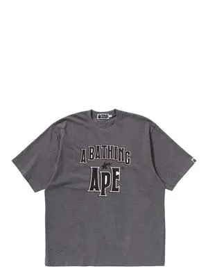 A BATHING APE Logo-print T-shirt Grey