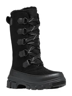 Sorel Tivoli V Tall Fleece Lined Waterproof Boots - Blac/natural