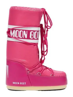 Moon Boot Icon Nylon Cold Weather Boots Bougainvil