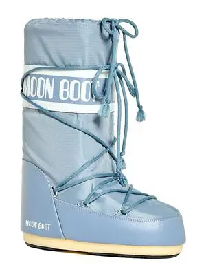 Moon Boot Icon Nylon Cold Weather Boots Elephant Gray