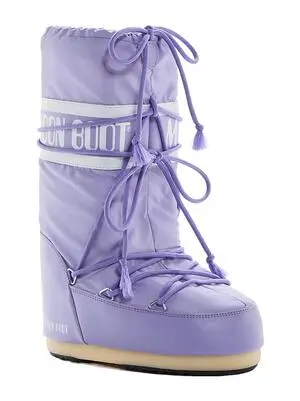 Moon Boot Icon Nylon Cold Weather Boots - Lilac