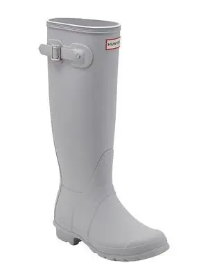 Hunter Original Tall Rain Boots Light Gray