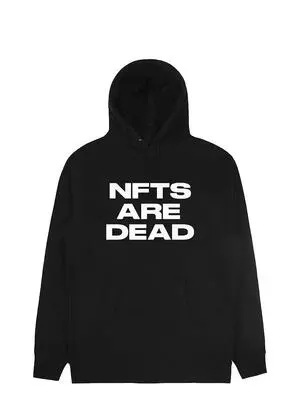 THE HUNDREDS Nfts Are Dead' Graphic Hoodie - Black