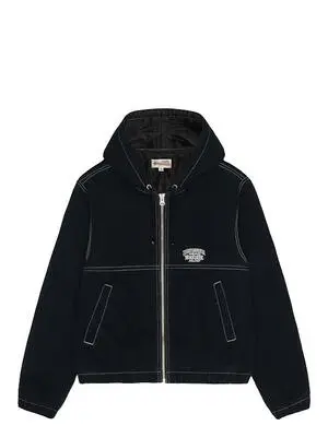 StÜssy Work Contrast Stitch Jacket - Black