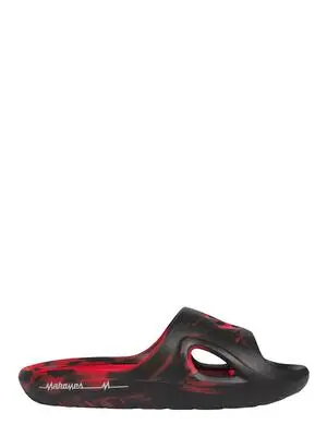 Adidas Adicane Slides - Core Black/team Collegiate Red/bright Red