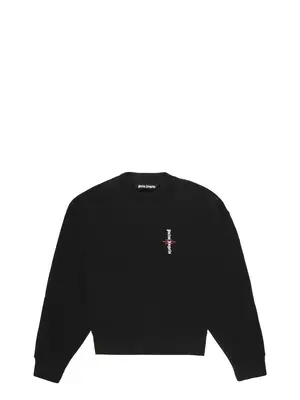 Palm Angels Statement Sweatshirt - Black